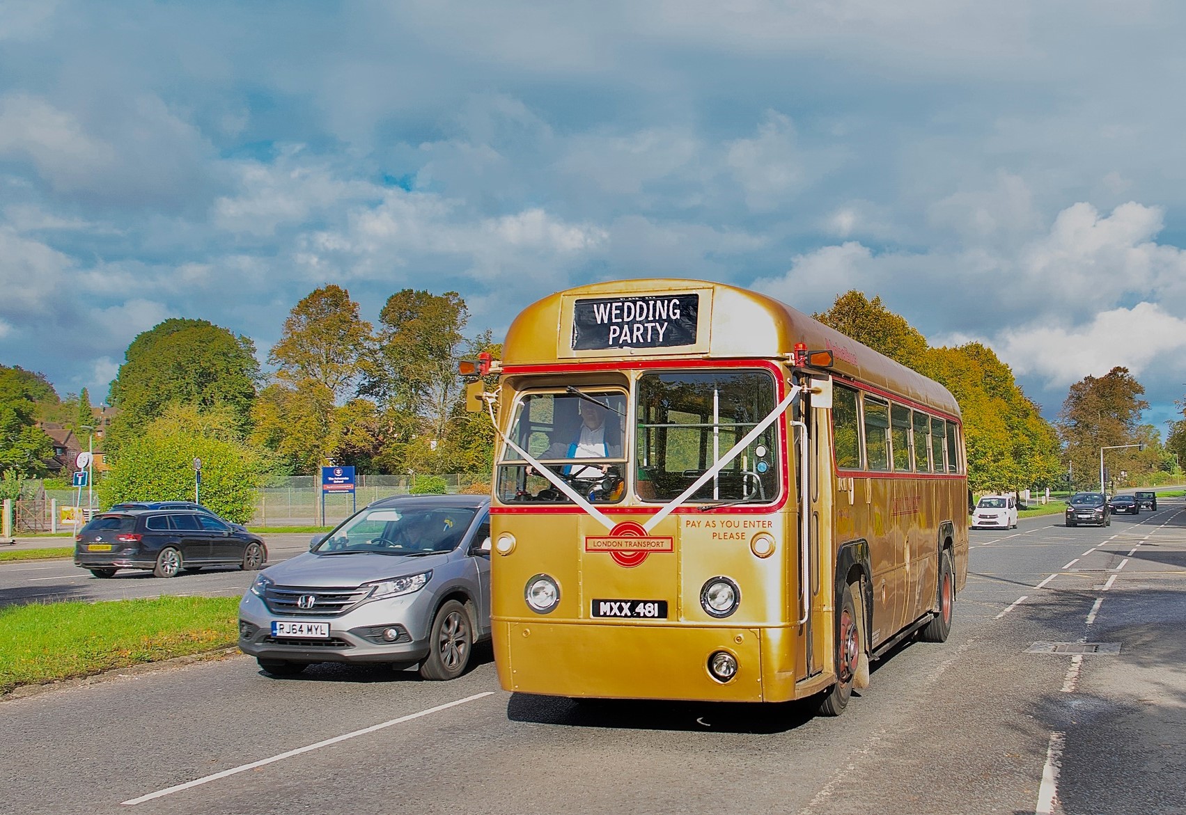 Single Deck Retro London Bus - Quirky Wedding Cars is a trading name of ...